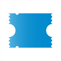 Modern coupon shape icon Royalty Free Vector Image