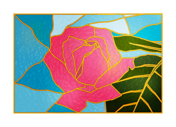 Stained Glass Flowers Vector Images (over 1,500)