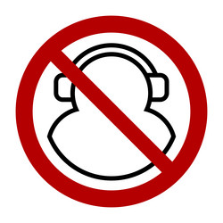 No Earphones Allowed Vector Images (84)