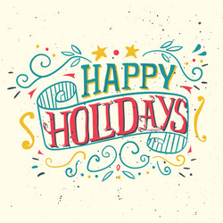 Vintage postcard template with copy space Vector Image