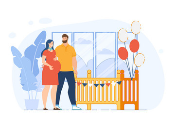 Concept paternity leave instead maternity Vector Image