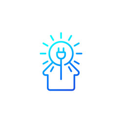Solar energy solutions logo set Royalty Free Vector Image