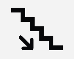 Going up stairs icon staircase steps stairwell eps