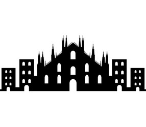 Skyline Milano Silhouette Vector Images (over 140)
