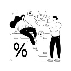 Promotion strategy abstract concept Royalty Free Vector