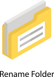 Edit folder Royalty Free Vector Image - VectorStock