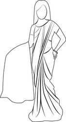 Saree Vector Images (over 2,400)