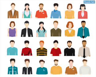 People icon Royalty Free Vector Image - VectorStock
