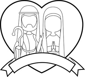 Mary and Joseph Black White Vector Images (over 1,200)