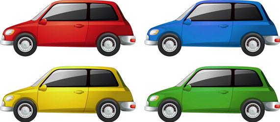 Cartoon cars Royalty Free Vector Image - VectorStock