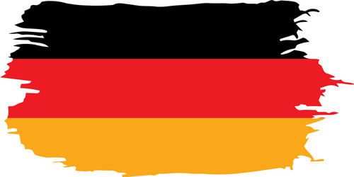 Germany flag Royalty Free Vector Image - VectorStock