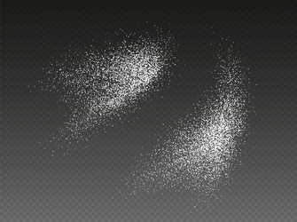 Sugar powder splash flying salt baking flour top Vector Image