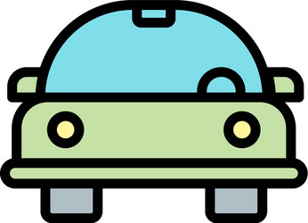 Cartoon car icon Royalty Free Vector Image - VectorStock