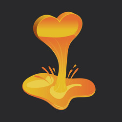 Foundry pouring cauldron Royalty Free Vector Image