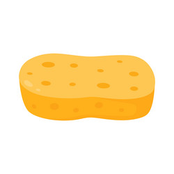 3d sponge for washing dishes isolated on white Vector Image