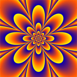 Psychedelic infinity Royalty Free Vector Image