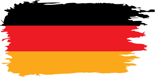 Flag of germany german national symbol Royalty Free Vector