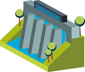 Dam Isometric Vector Images (over 400)