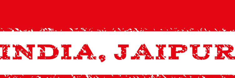 Jaipur watermark stamp Royalty Free Vector Image