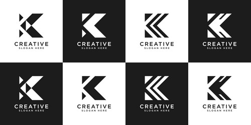 Kb logo monogram letter with shield shape design Vector Image