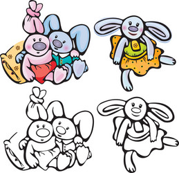 Cute animals Royalty Free Vector Image - VectorStock