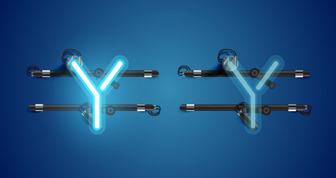 Blue Glowing Letter Y Vector Images (84)