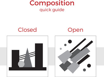 Composition quick guide Royalty Free Vector Image