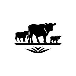 Cattle Grazing Icon Vector Images (over 1,300)