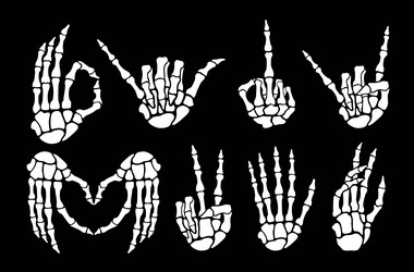 Skeleton Rock Hand Sign