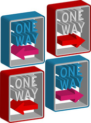 One Way Vector Images (over 3,800)