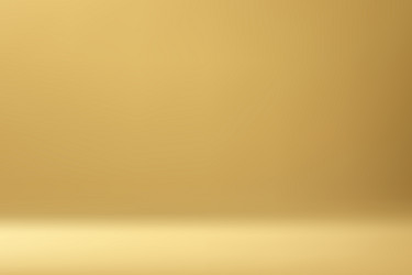 Luxury gold studio room background with spotlights