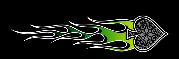 Fire flame template for design Royalty Free Vector Image