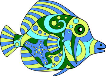 Fish Batik Vector Images (over 120)