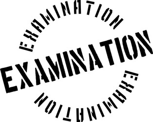 Exam rubber stamp Royalty Free Vector Image - VectorStock