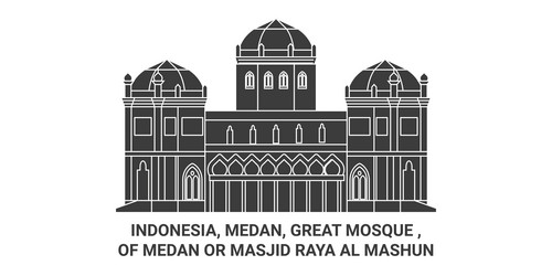 Medan Landmark Vector Images (81)