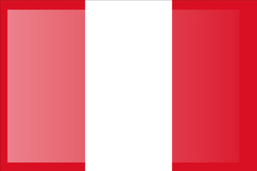 State flag peru accurate dimensions elements Vector Image