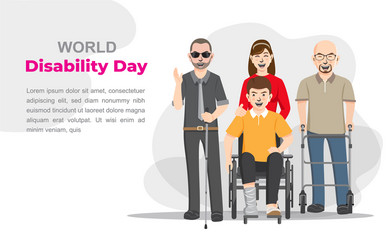 World Handicapped Day Vector Images (over 1,000)