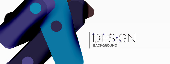 Tech minimal geometric wallpaper creative Vector Image