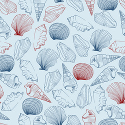 Underwater sea creatures seamless pattern Vector Image