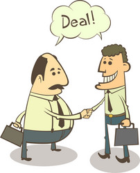 Handshake Cartoon Vector Images (over 7,600)