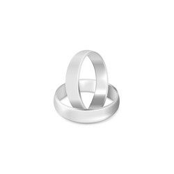 Two Wedding Rings Vector Images (over 4,000)
