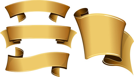 Ribbon frame set Royalty Free Vector Image - VectorStock