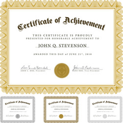 Certificate Vector Images (over 300,000)