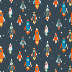 Space and planets pattern Royalty Free Vector Image