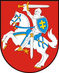 Coat of arms lithuania Royalty Free Vector Image