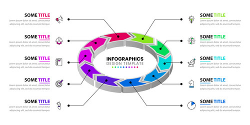 Infographic 10 Elements Vector Images (over 11,000)