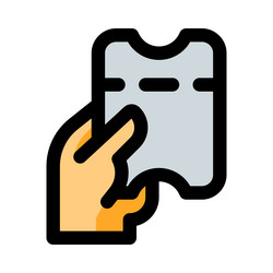 Redeem a voucher to receive a free ticket Vector Image