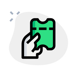 Redeem a voucher to receive a free ticket Vector Image