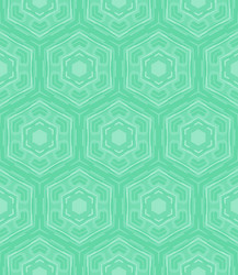 Pattern with arabic motifs in cool mint green Vector Image