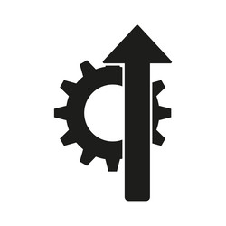 Update system progress upgrade application icon Vector Image